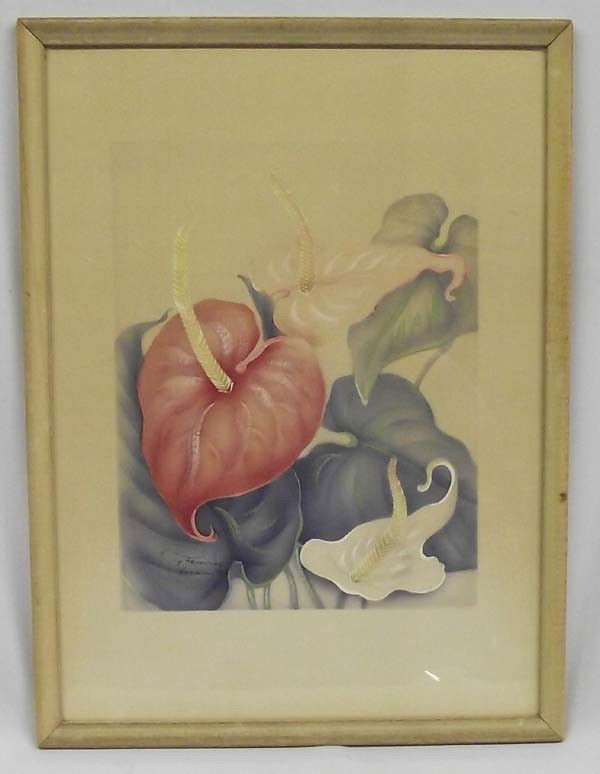 Original Watercolor By Hawaiian Artist Tip Freeman