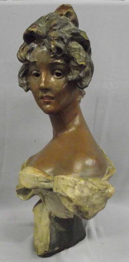 Victorian Plaster Cast Bust