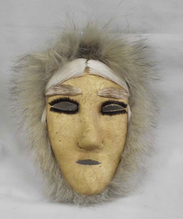 Alaskan Eskimo Hide Fur Mask