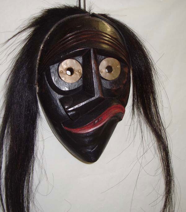 Seneca Wooden False Face Mask - Skanawati