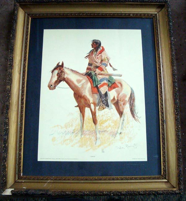 Frederick Remington Print ''A Breed''