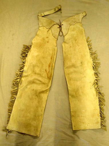 Vintage Juveniles Fringed Leather Chaps