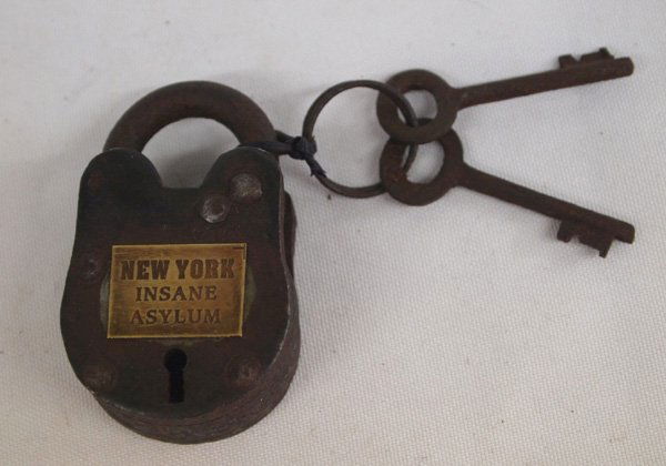 New York Insane Asylum Lock & Keys