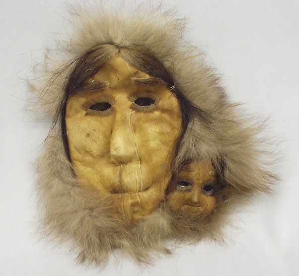 Inuit Eskimo Hide Double Mask