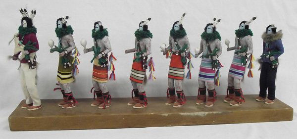 Navajo Yei Bi Chei Dancer Carved Sculptures