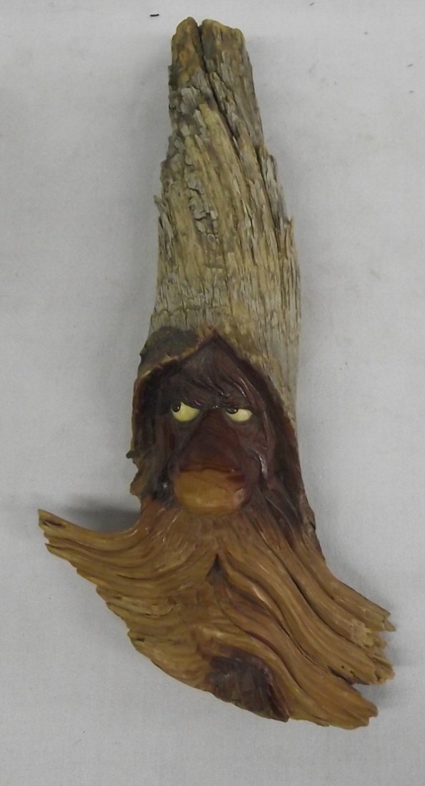 1987 Carved Wooden Caricature - Richard Wetherbee