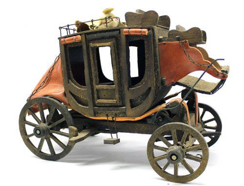 Model To Scale Old West Stagecoach