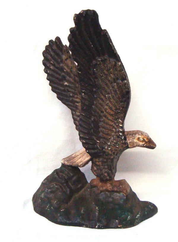 Vintage Cast Iron Eagle Door Stop