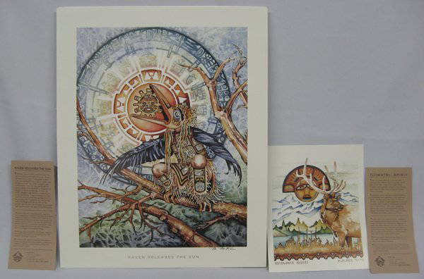 2 Pacific Northwest Prints Signed By Artist M. M. Roe