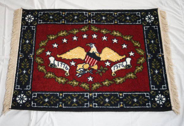 Deering Milliken Bi Centennial Commemorative Rug