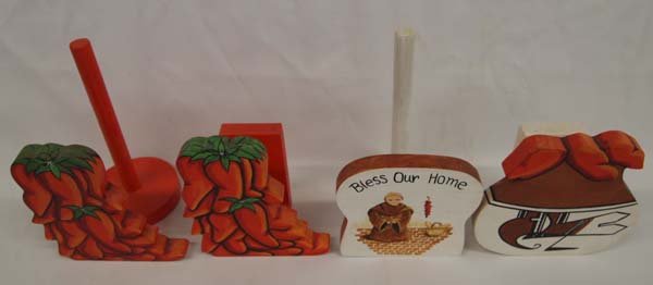 Handpainted Wood Kitchen Art by Pat Wharton