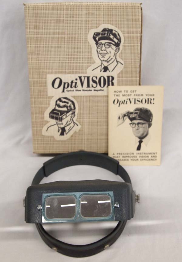 Optivisor Optical Glass Binocular Magnifier