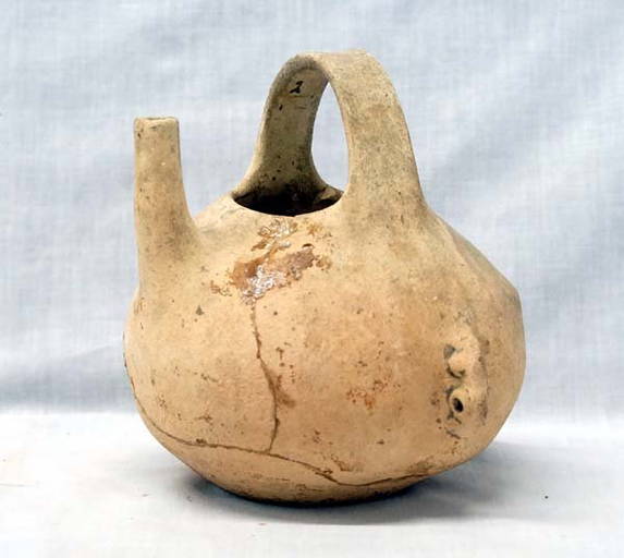 Precolumbian Pottery Human Effigy Pitcher