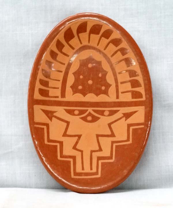Santa Clara Pottery Plate by J. Sisneros