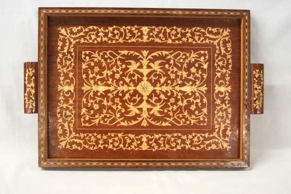 Vintage Italian Marquetry Tray