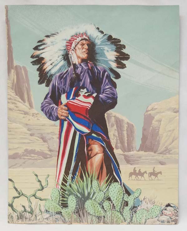 Vintage James Bunnell Serigraph Print on Paper