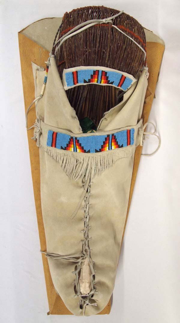 Native American Ute Cradleboard by Mary Turtle