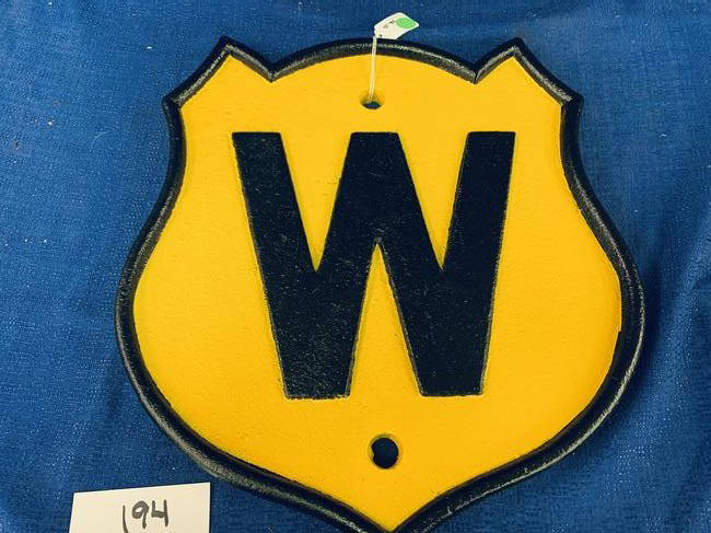 Solid Cast Iron Route Marking Plate