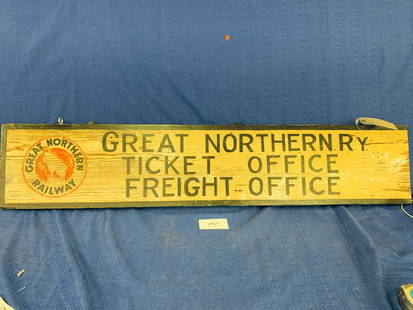 Great Northern Railway Warning Sign