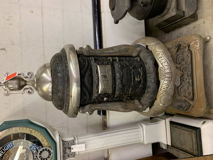 Round Oak Cast Iron Stove