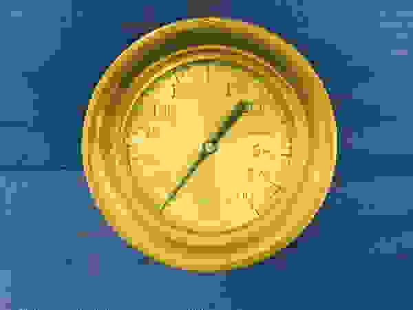 Solid Brass Pressure Gauge