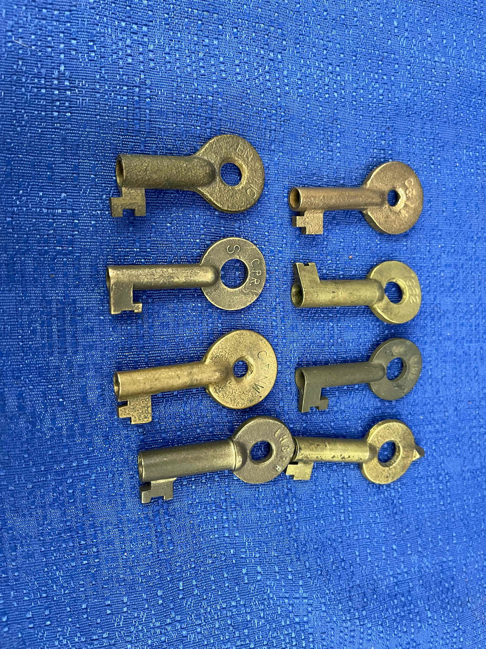 Brass Railroad Keys