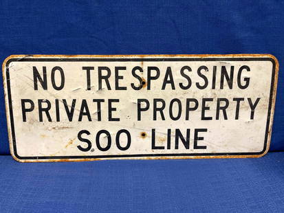 Vintage "no Trespassing" Sign
