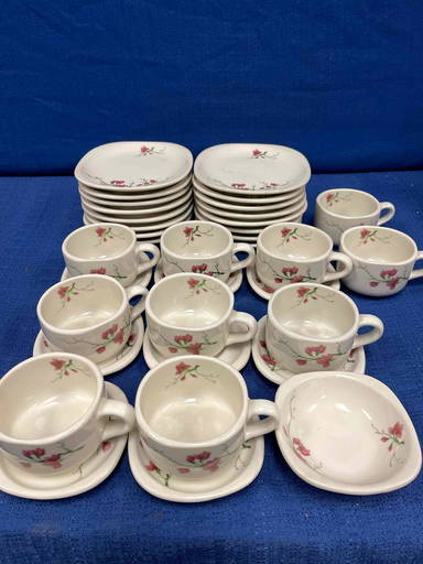 Set Of Railroad China Santa Fe