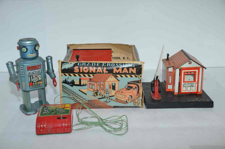 Marx O Scale Automatic Crossing Signalman Gate Shack-2 Buildings ...