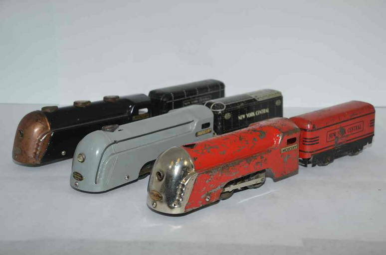 Marx O Scale New York Central Rr Mercury Train Sets