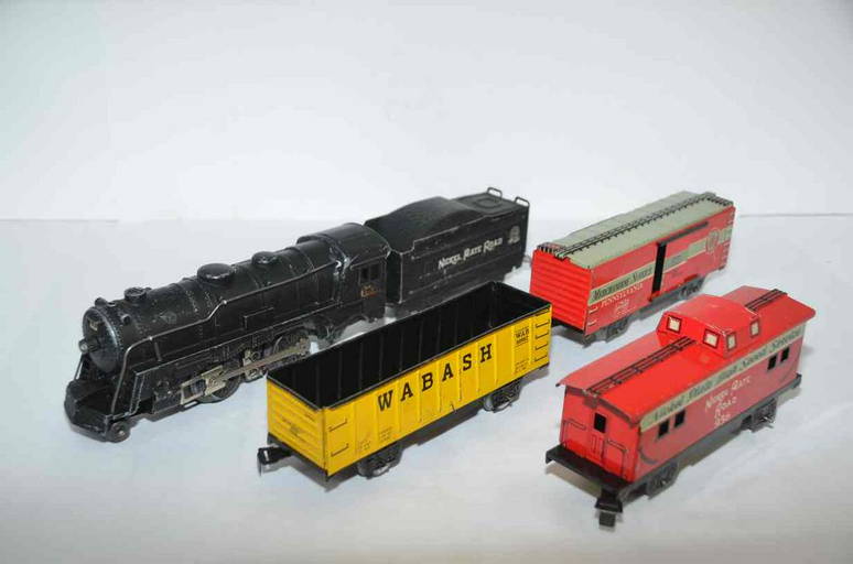 Marx O Scale Nickel Plate Road Rr Set