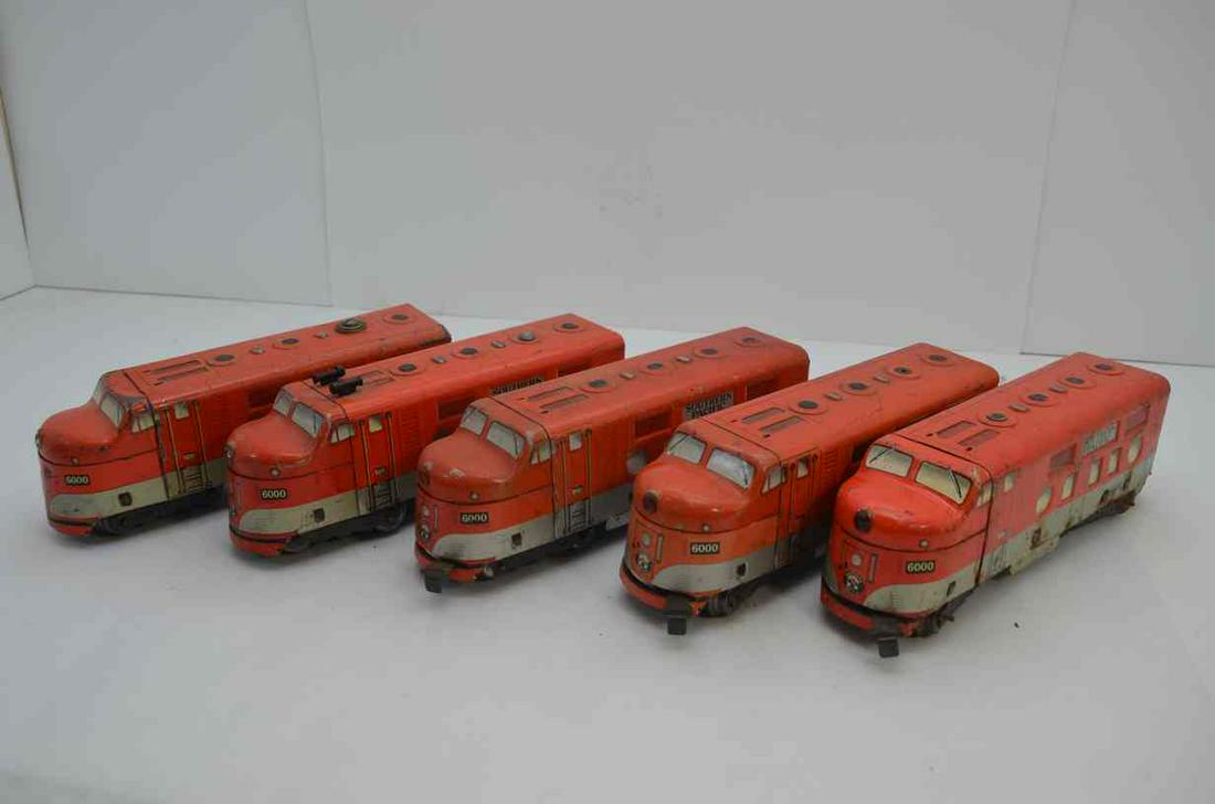 Marx O Scale Southern Pacific Rr Set #9500 Almost 2 Complete Sets