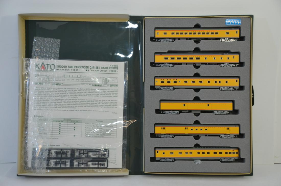 Kato Milwaukee Road N Scale Four and Six Car Passenger Sets (#324306) on Jan 14, 2023 | Nordic ...
