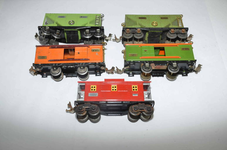 Ten Lionel Pre-War Freight Cars with Combination Couplers (#133483) on ...