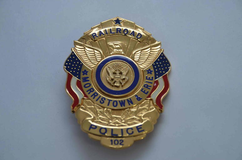 Morristown and Erie RR Police Badge, Special Agent Badges (#364461) on ...