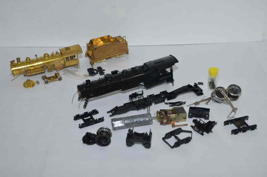 Two Brass Steam Locomotives and Parts-HO Scale (#547357) on Jan 14 ...