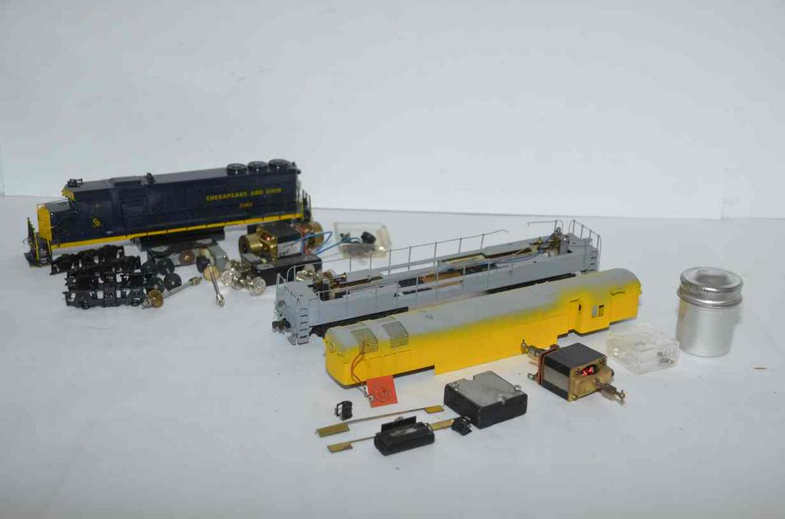 Two Brass Diesel Locomotives and Parts-HO Scale (#548358) on Jan 14 ...