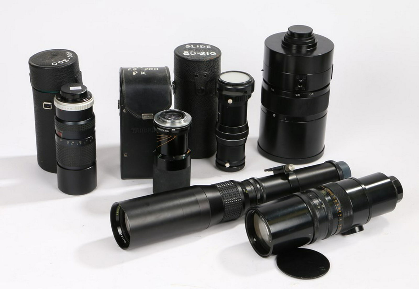 Camera Lenses, To Include Mc Mto 11ca 10/1000, Prinz