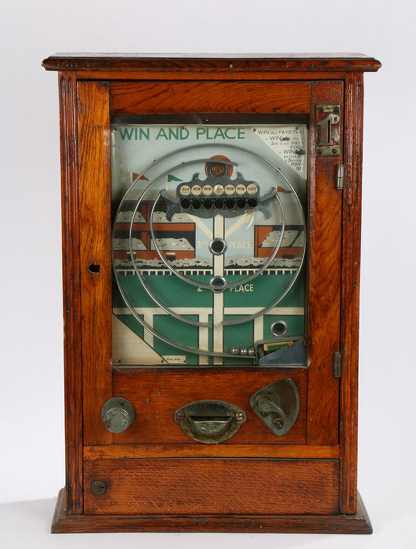 Mid 20th Century oak cased penny slot machine, the - Sep 05, 2019 ...