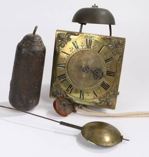 Early 18th Century Wall Clock, Henry Mayhew, Parham,