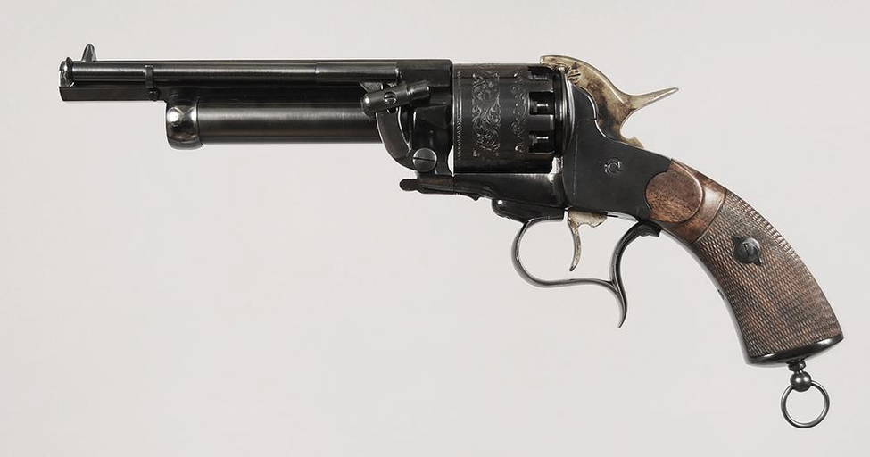 Pietta Lemat Cavalry .44 Cal Black Powder Revolver