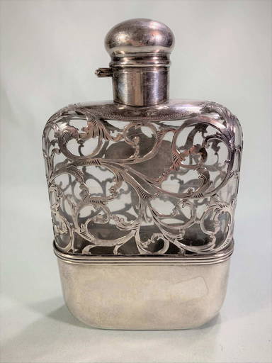 Antique Sterling Flask