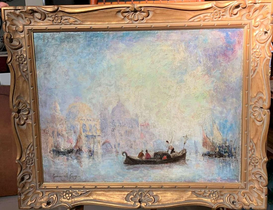 Andre Guerin Le Guay Oil On Canvas