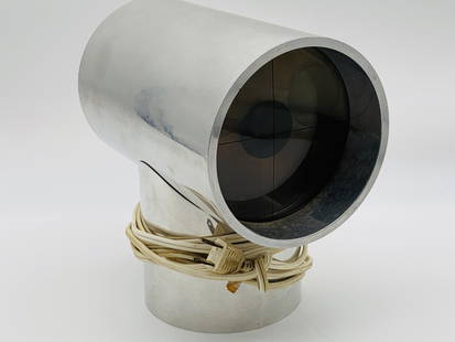 American Mid Century Modern Prisma Aluminum Aurora Clock, Kirsch ...