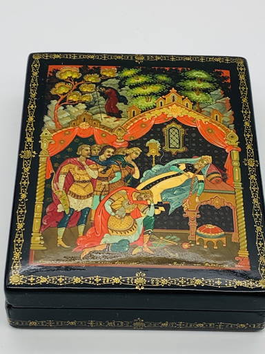 Hand Painted Russian Lacquer Box