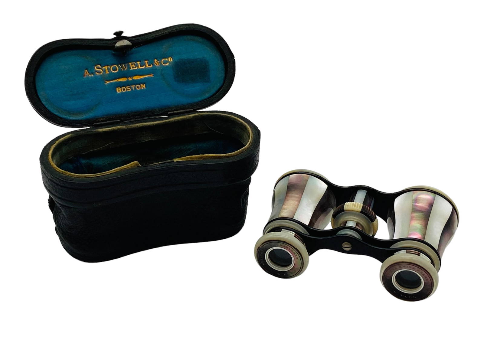 A. Stowell & Company Mother Of Pearl Binoculars Auction
