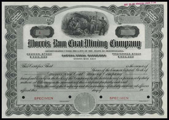 6021: PA. Morris Run Coal Mining Company Quartet.