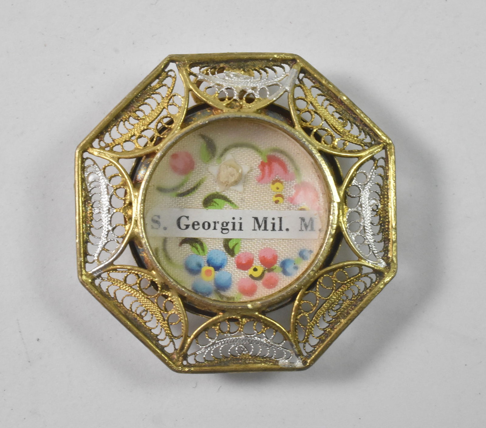 Reliquary With Relic Saint George Martyr Of Lydia Auction