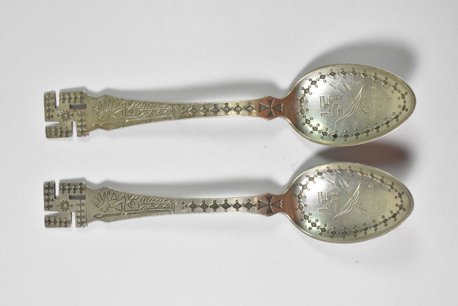 Native American Silver Spoons, Ashville Nc Auction