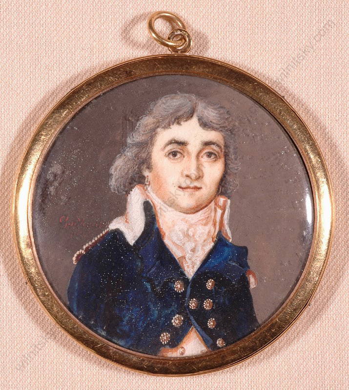 "brothers", Two French Miniatures In One Frame, 1795/1800 Auction